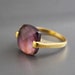 Pink Quartz Ring Quartz Ring Pink Gemstone Ring Simple Rings Handmade ...