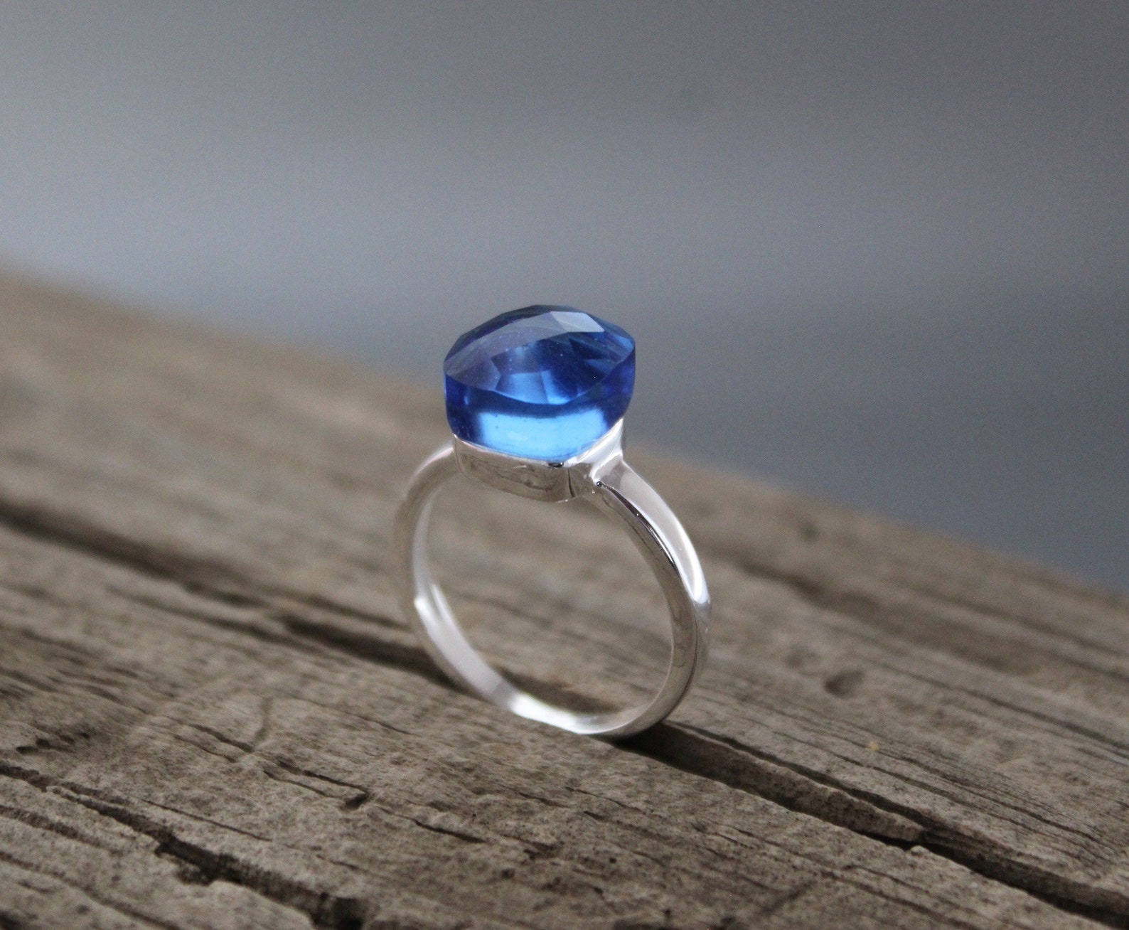 Iolite Quartz Ring Handmade Gemstone Ring Ring for Her - Etsy