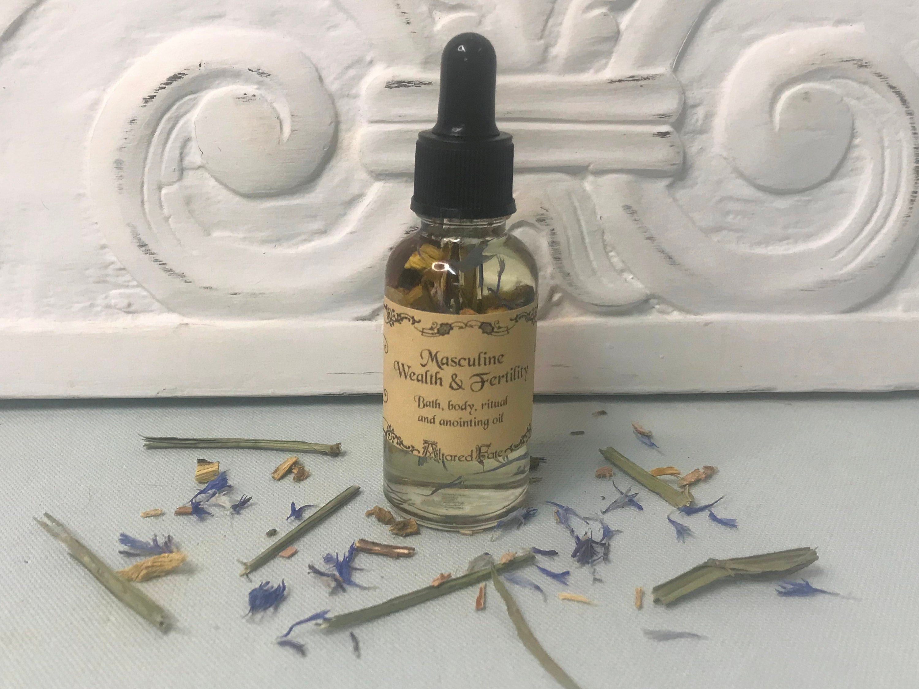 Masculine Wealth & Fertility Oil, Wealth, Fertility, Body Oil, Ritual ...