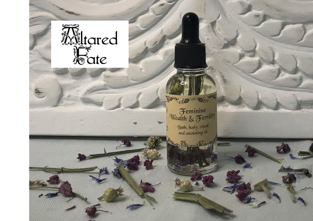 Feminine Wealth & Fertility Oil, Wealth, Fertility, Body Oil, Ritual ...