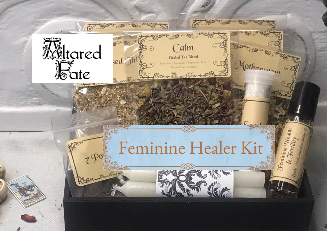 Feminine Healer Herb & Self Care Kit | Herbal Tea Blend | Herbs That ...