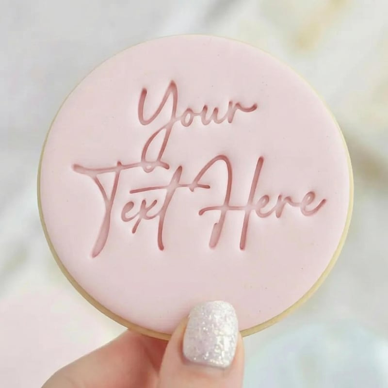 M&s Cookie Icing Stamp - Etsy
