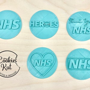 NHS Logo (with Border) - NHS Charity Embosser Stamp - Etsy
