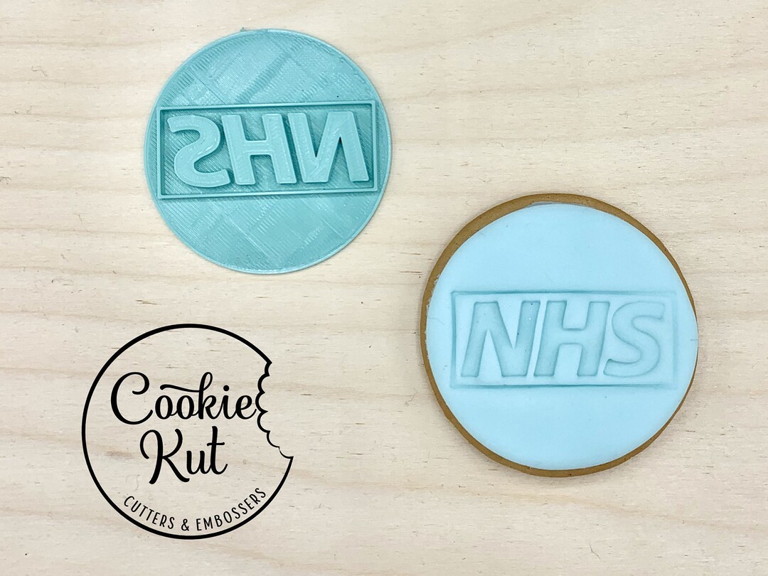 NHS Logo (with Border) - NHS Charity Embosser Stamp - Etsy