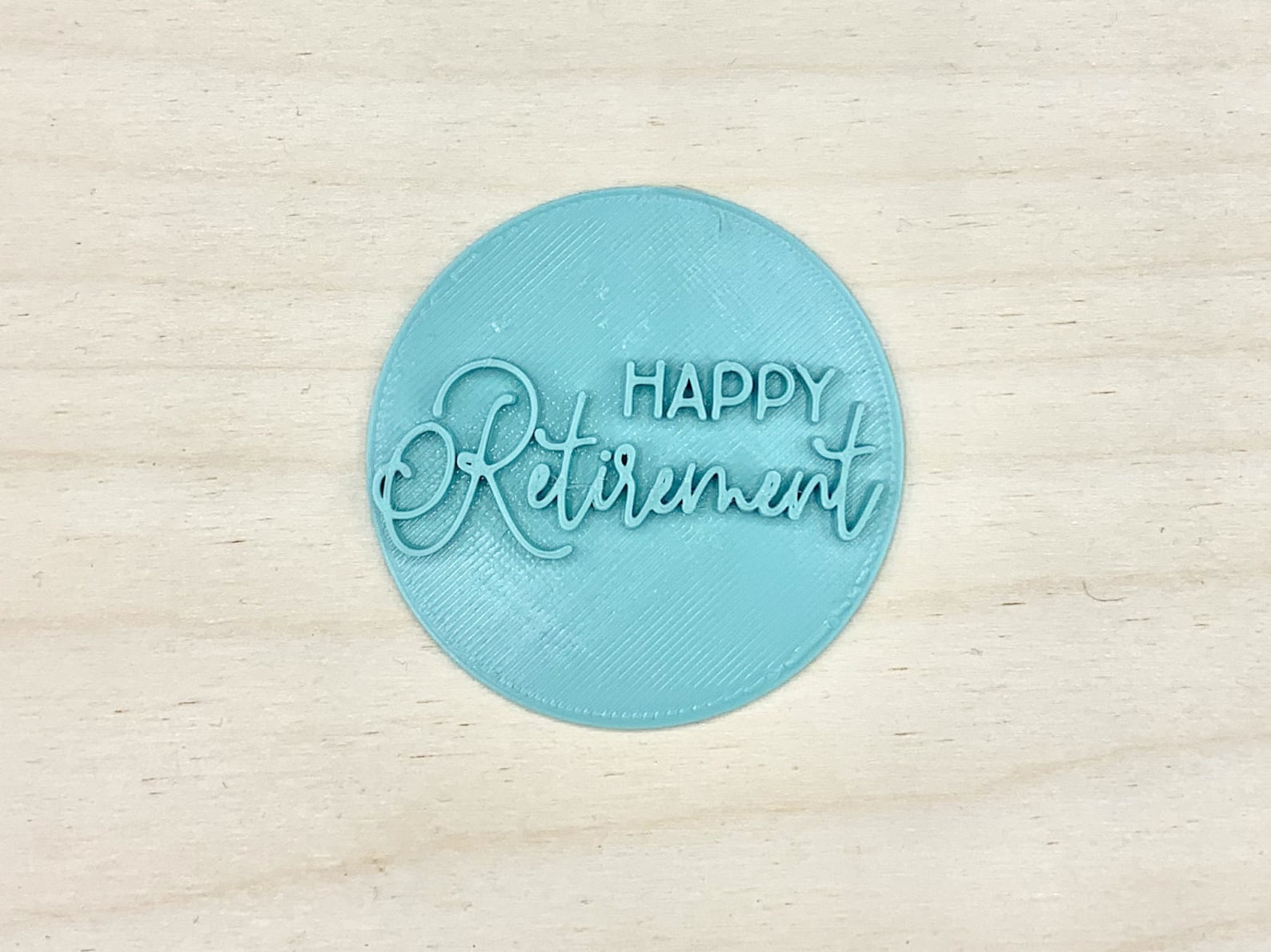 Happy Retirement - Embosser Stamp - Etsy UK