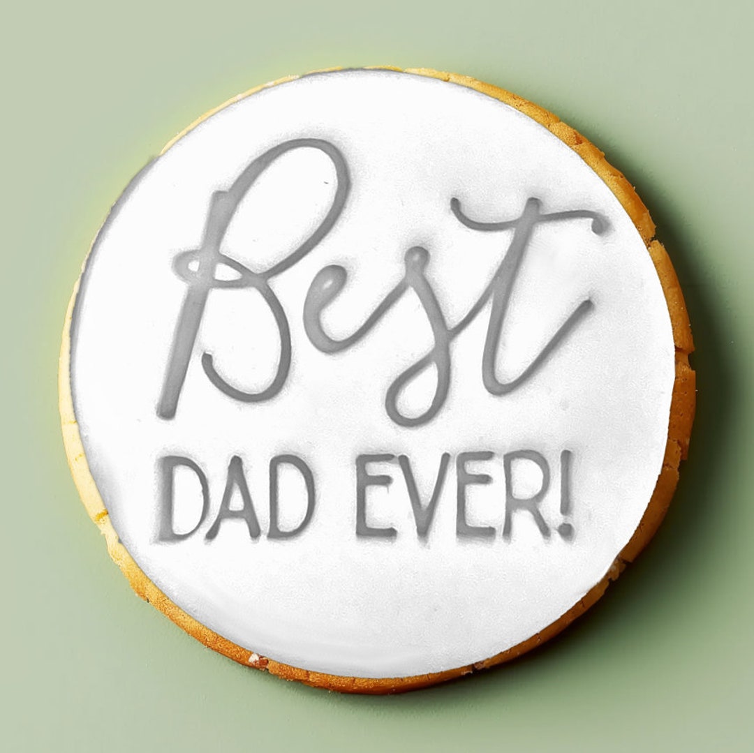 Best Dad Ever Embosser Stamp - Fathers Day - Etsy