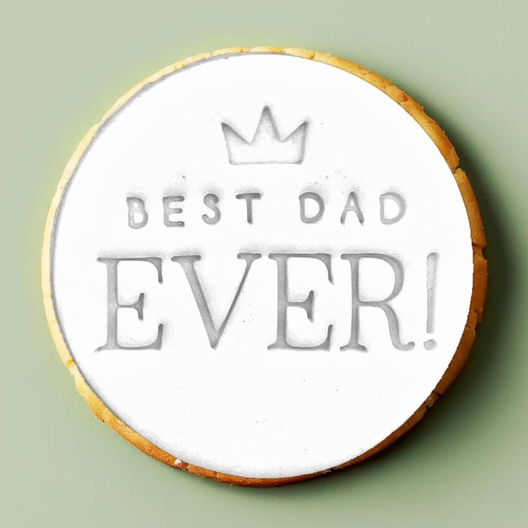 Best Dad Ever Style 2 Fathers Day Embosser Stamp - Etsy UK