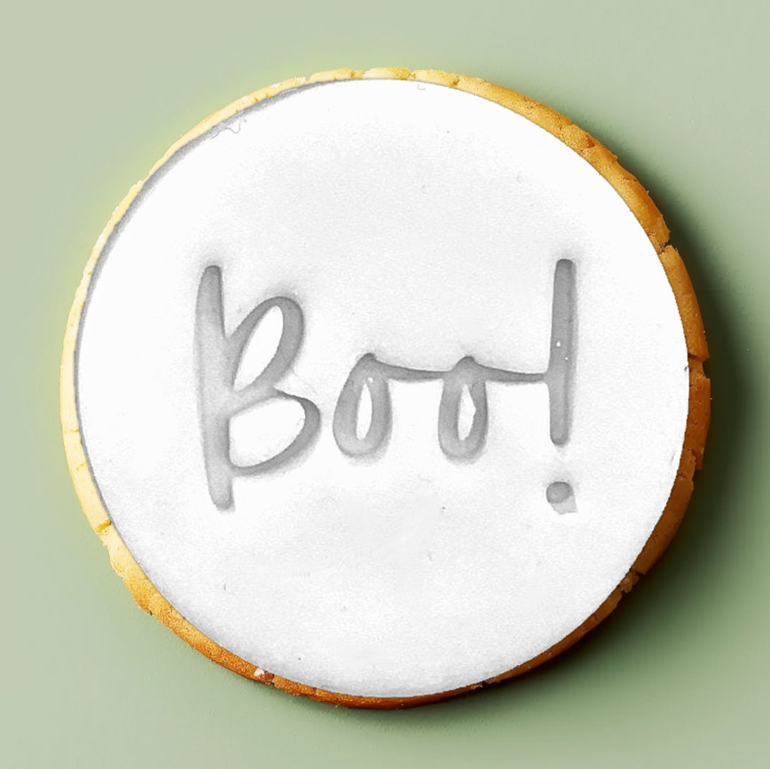 Boo Halloween Embosser Stamp - Etsy
