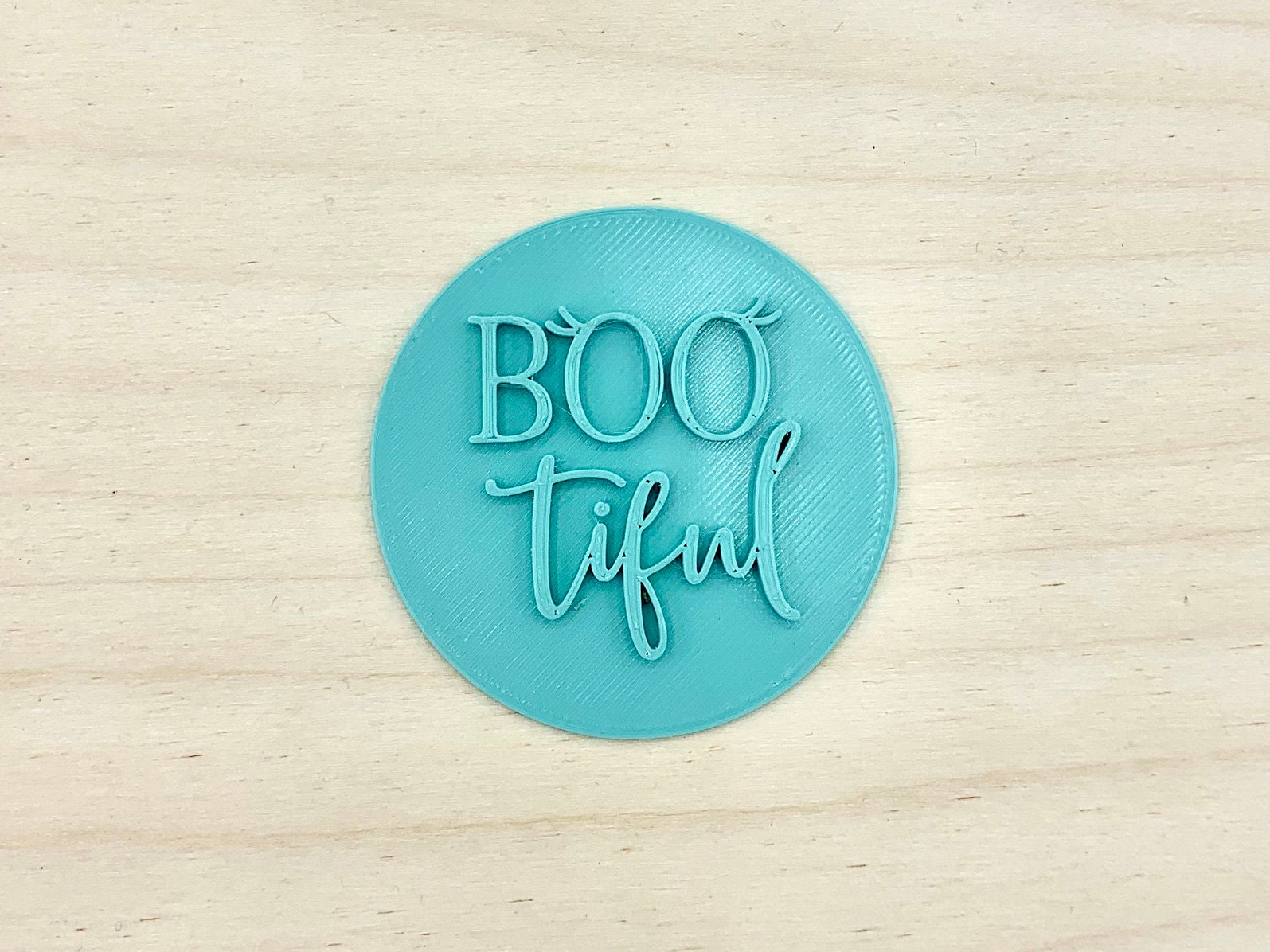 Boo-tiful - Halloween Embosser Stamp - Etsy