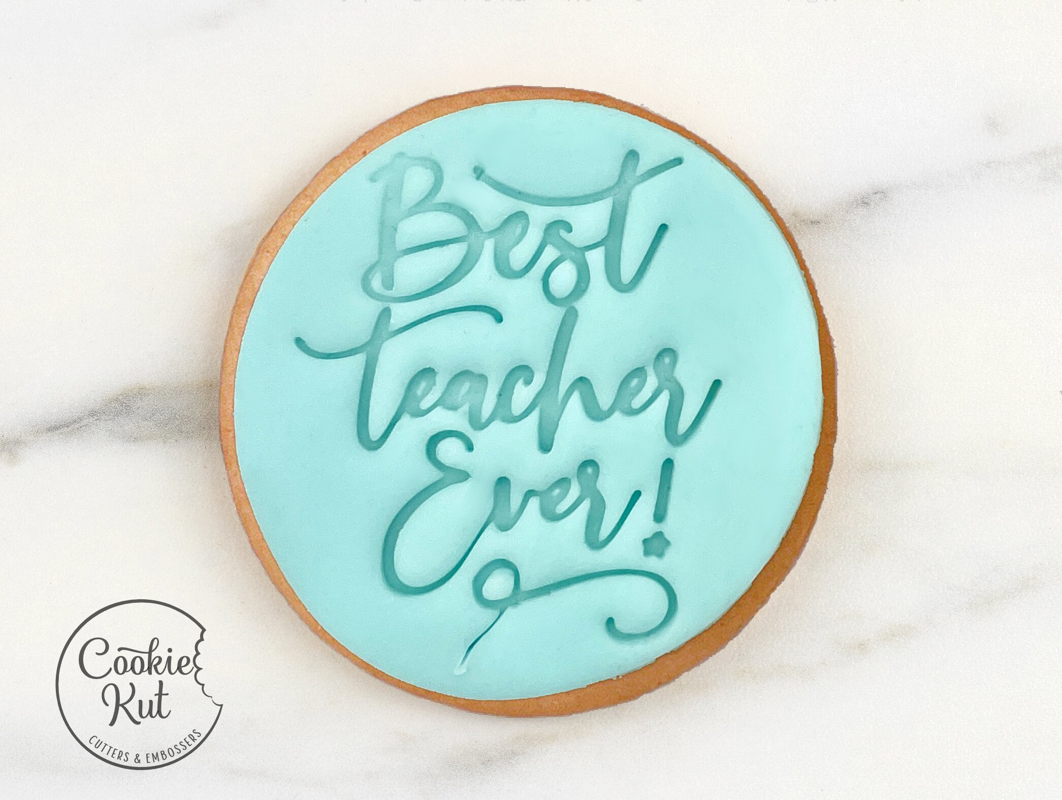 Best Teacher Ever Embosser Stamp - School - Etsy