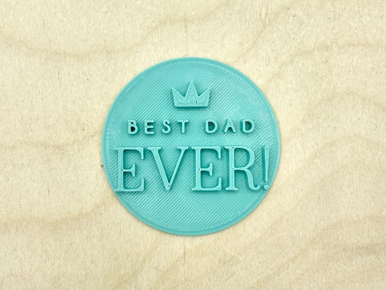 Best Dad Ever Style 2 Fathers Day Embosser Stamp - Etsy UK
