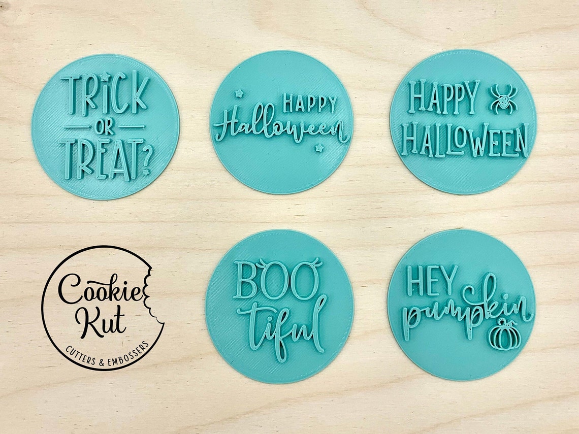 Boo-tiful - Halloween Embosser Stamp - Etsy