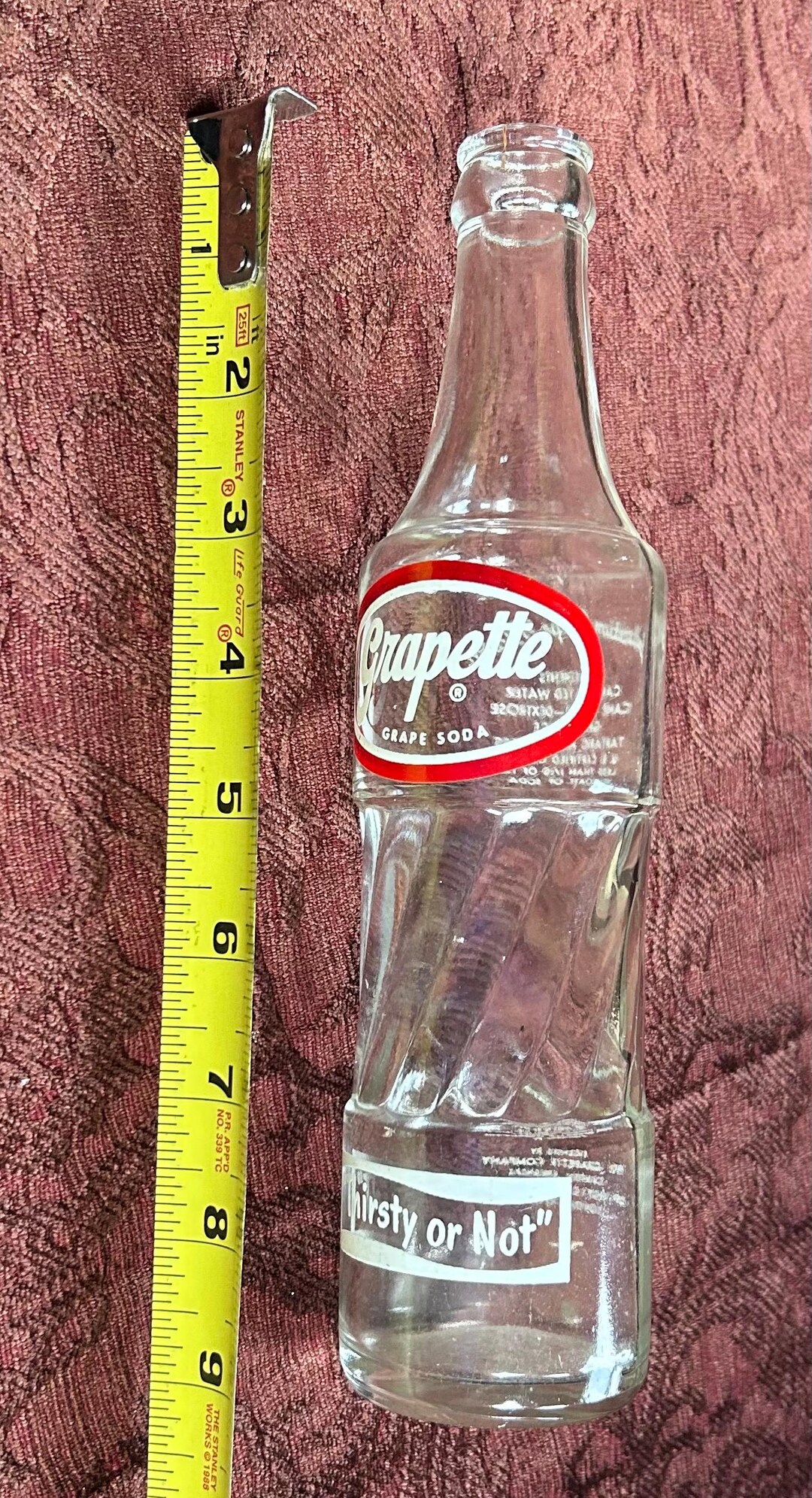 Grapette 1952 Grape Soda Pop Vintage Bottle. Camden , Arkansas - Etsy