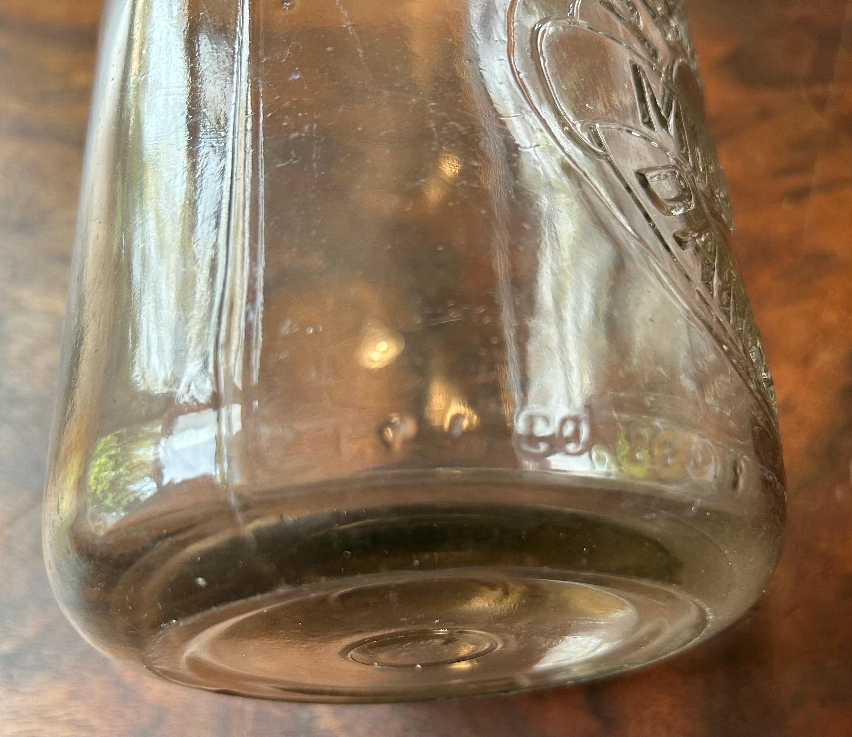 Vintage Quart Milk Bottle. Clear Glass. Embossed With Portland Milk Co ...