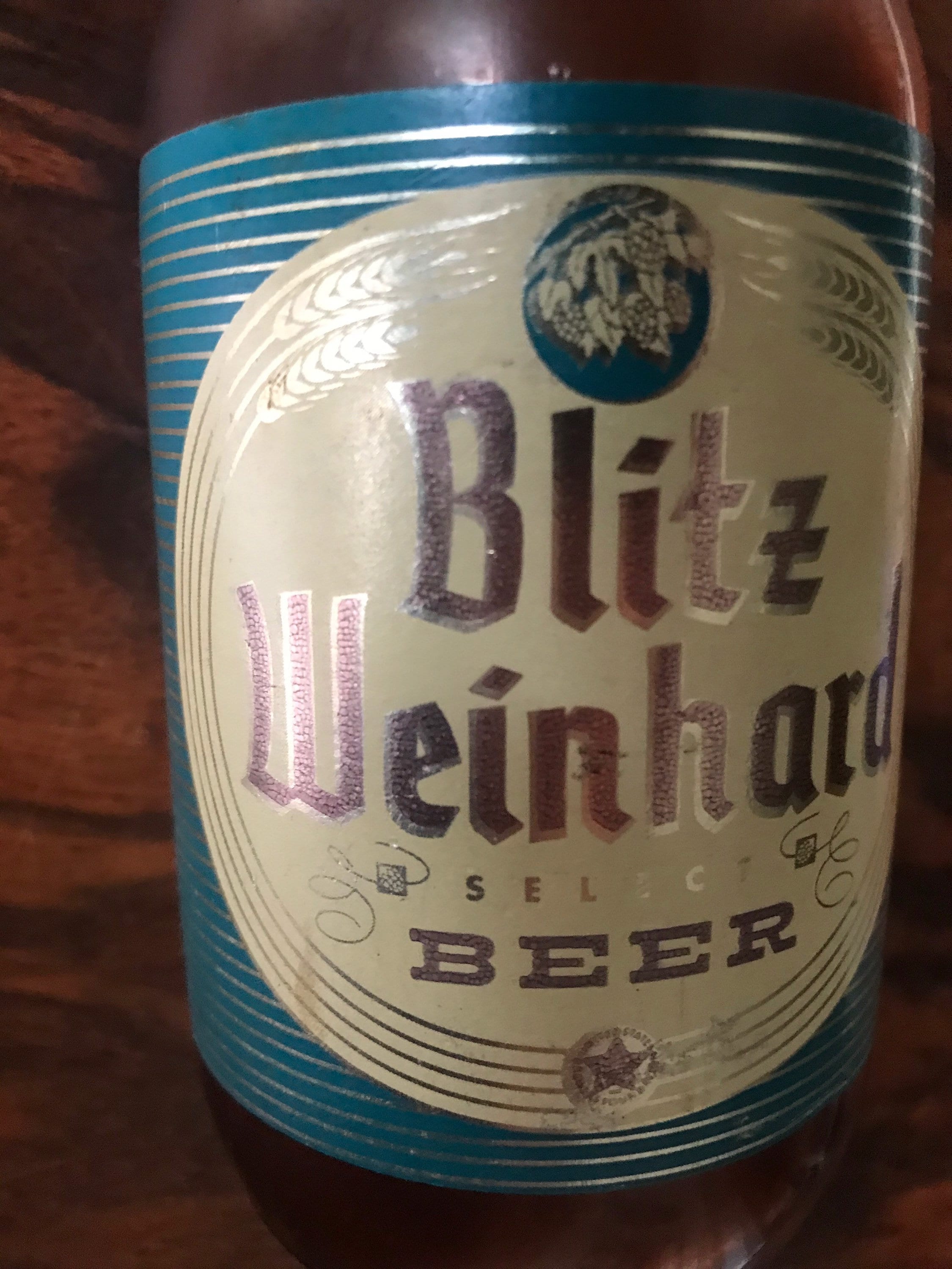 Vintage Blitz Weinhard Beer Bottle - Etsy