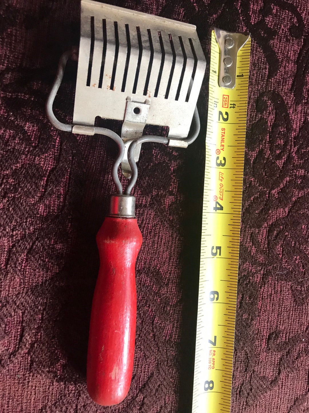 9 Red Handle Vintage Kitchen Utensils. Handles Wood or Early Plastic ...