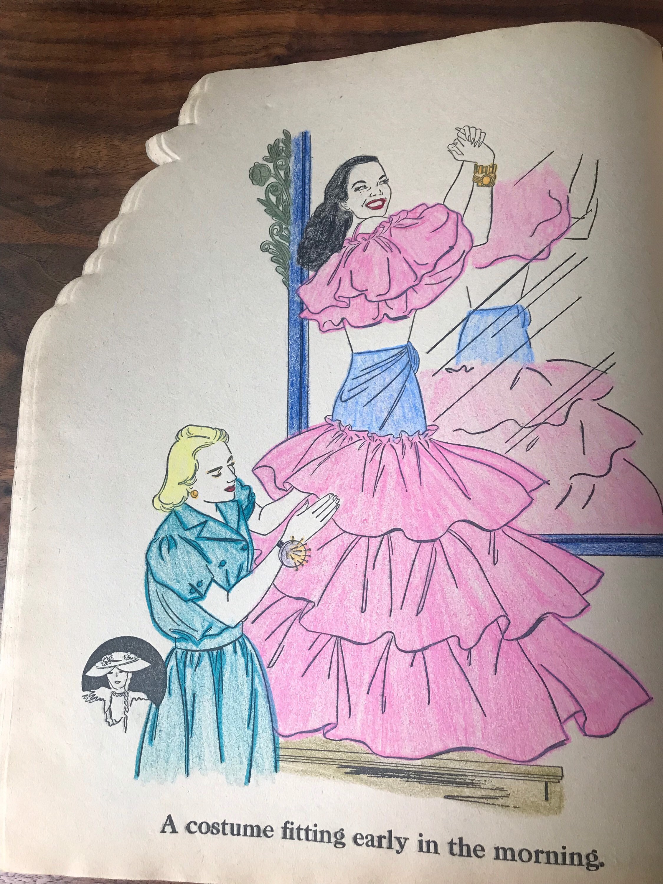 Carmen Miranda Coloring Book 1940s - Etsy