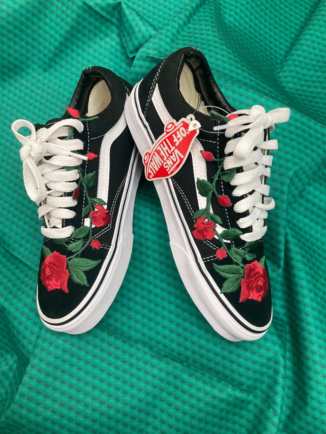 Custom Vans Sk8 Low Original Roses Flower Shoes - Etsy