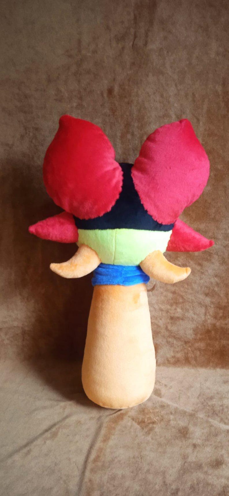 Custom Plush Toy, Sprunki the Colorful Pyramid Creature, Handmade Soft ...