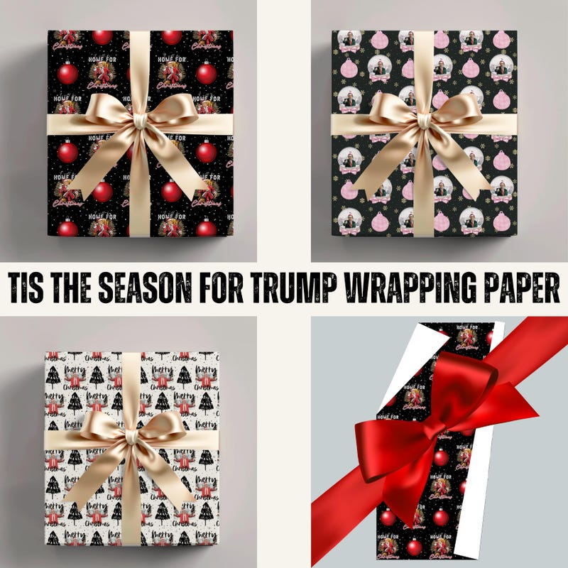 Trump Wrapping Paper - Etsy