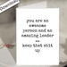 4x6 Boss Appreciation Card PRINTABLE, Cute Minimalist, Amazing Leader ...