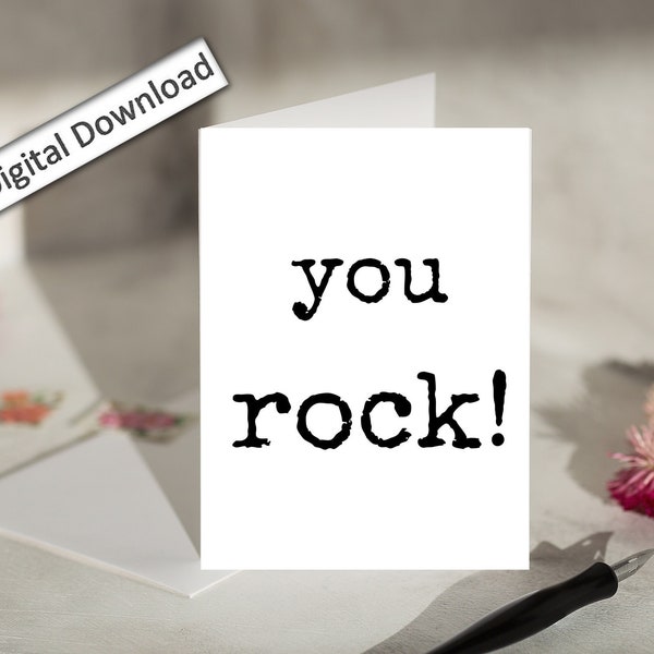 You Rock Employee Appreciation - Etsy