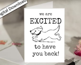 4x6, WELCOME BACK, Coworker, Boss, School, Work Bestie, Mate, Back to ...