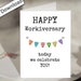 4x6, Work ANNIVERSARY Card, Download, Happy Workiversary, Cute, Job ...