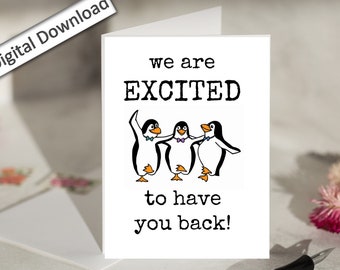 4x6, WELCOME BACK, Coworker, Boss, School, Work Bestie, Mate, Back to ...