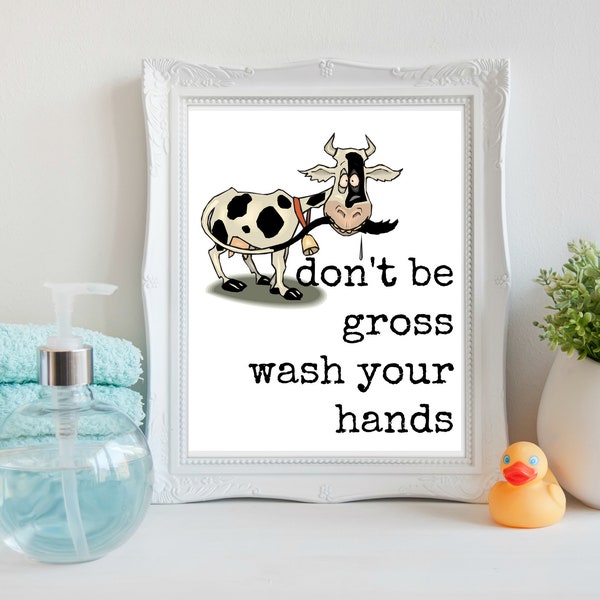 Wash Your Hands Dont Be Gross - Etsy