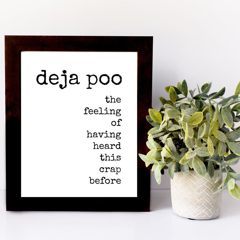 Deja Poo Definition - Etsy
