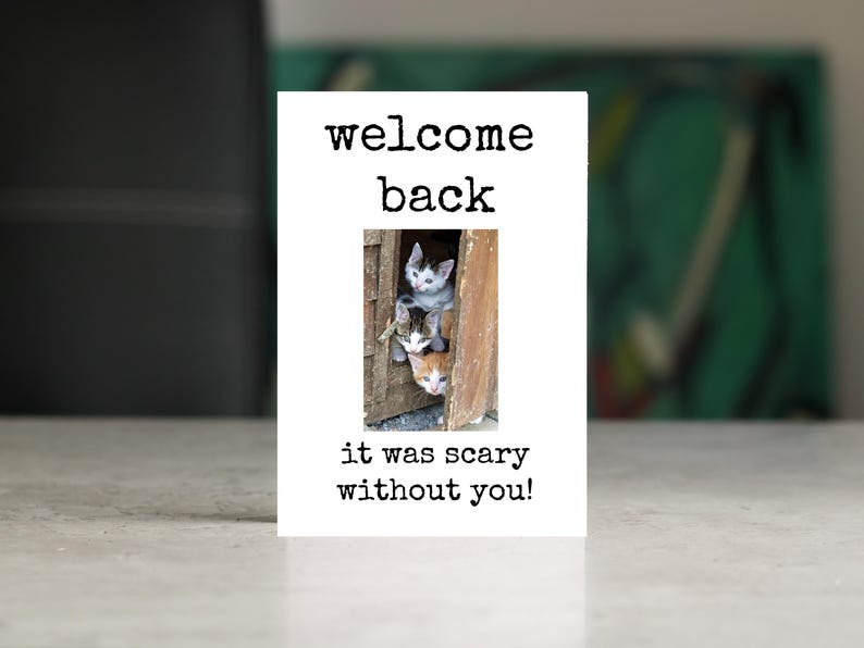 Welcome Back Card Printable: Coworker, Boss, Employee (4x6 Digital ...