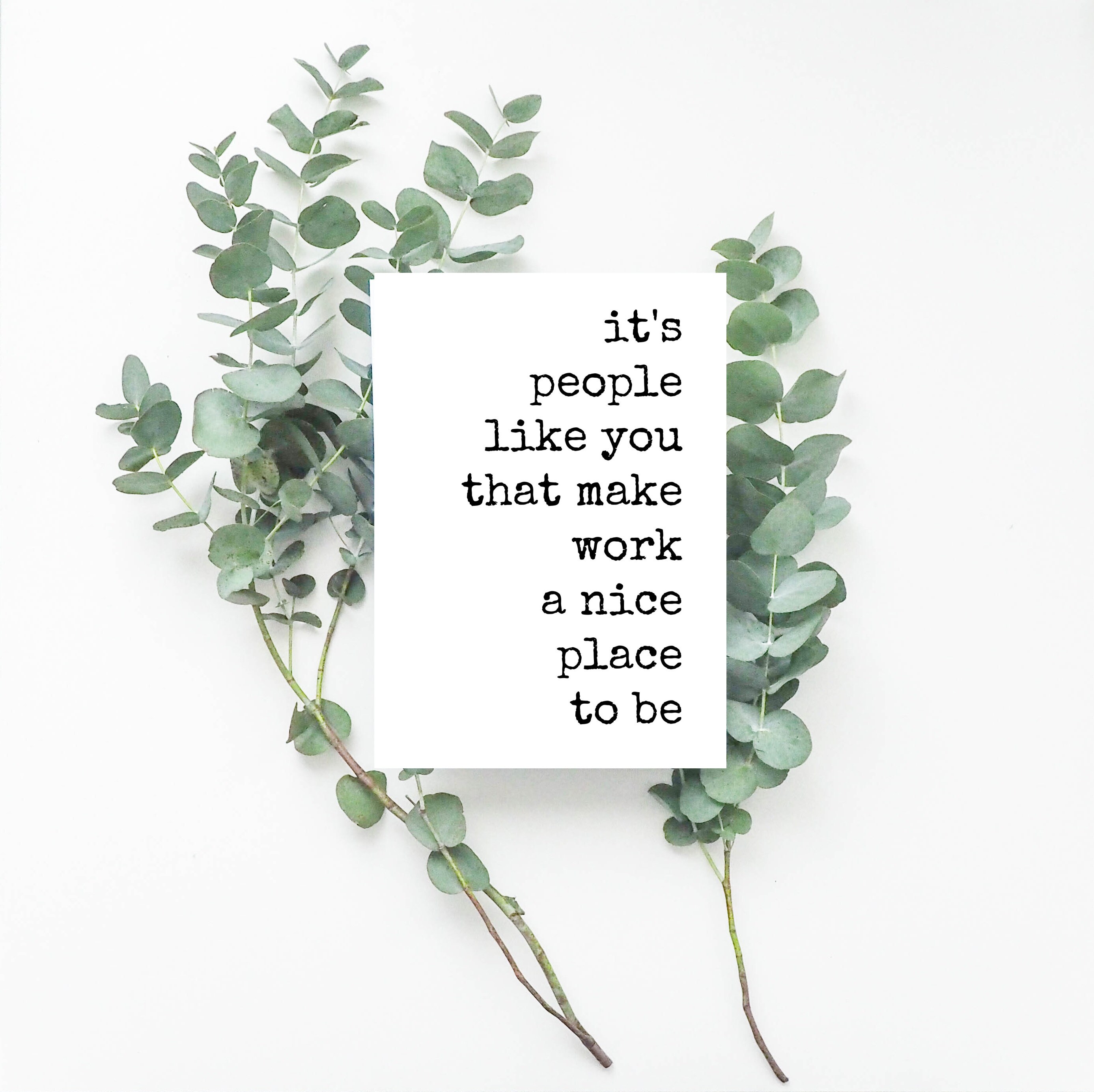 4x6 Coworker Appreciation Printable Card, Acknowledgement Card, Thank ...