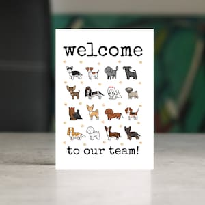 4x6, Welcome NEW EMPLOYEE, Printable Card, Welcome to Our Team, Team ...