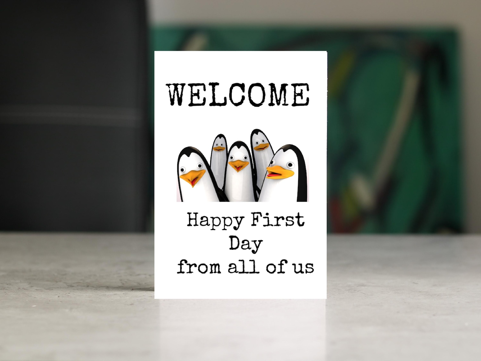 New Employee Welcome Card: Printable Team Appreciation (4x6 Digital ...