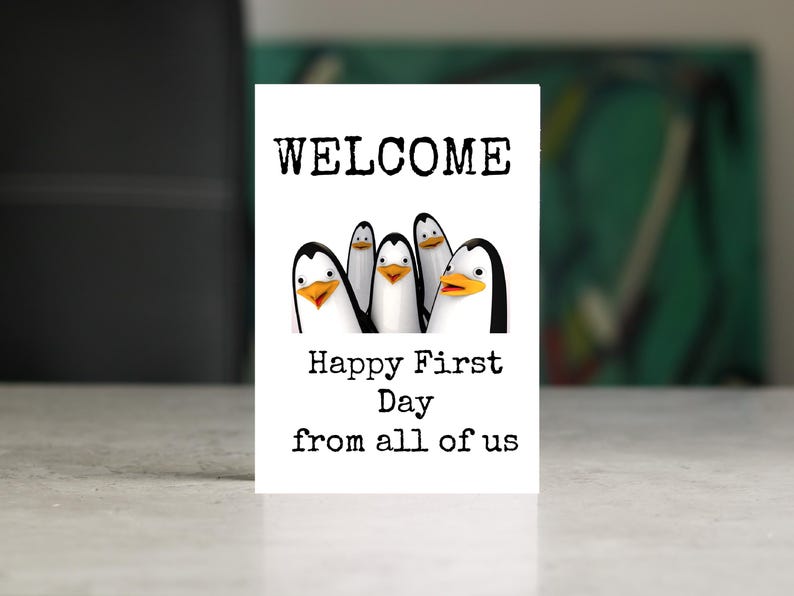 New Employee Welcome Card: Printable Team Appreciation (4x6 Digital ...