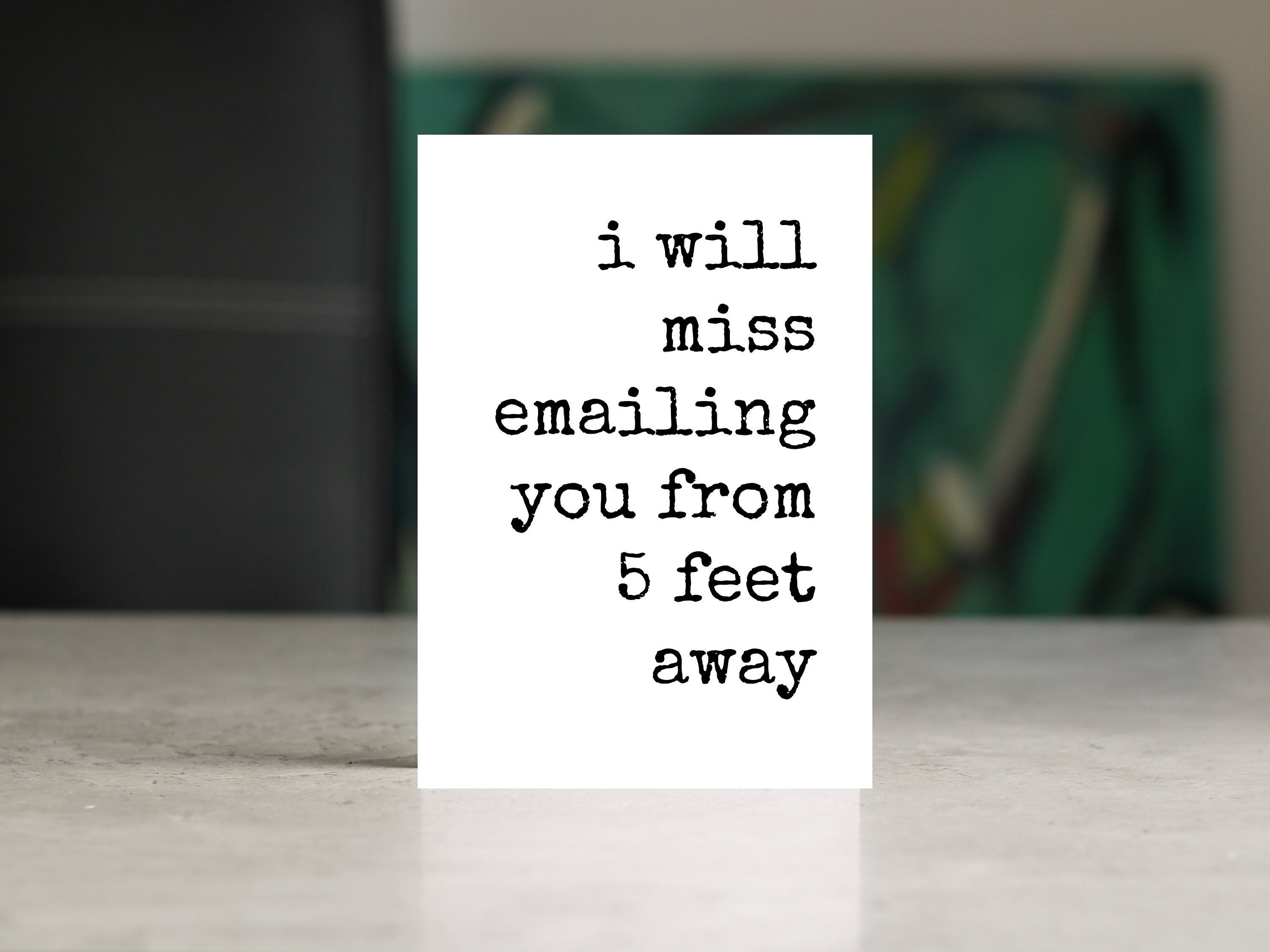 4x6 Coworker LEAVING Card, Printable, Sarcastic, Funny, Goodbye Card ...