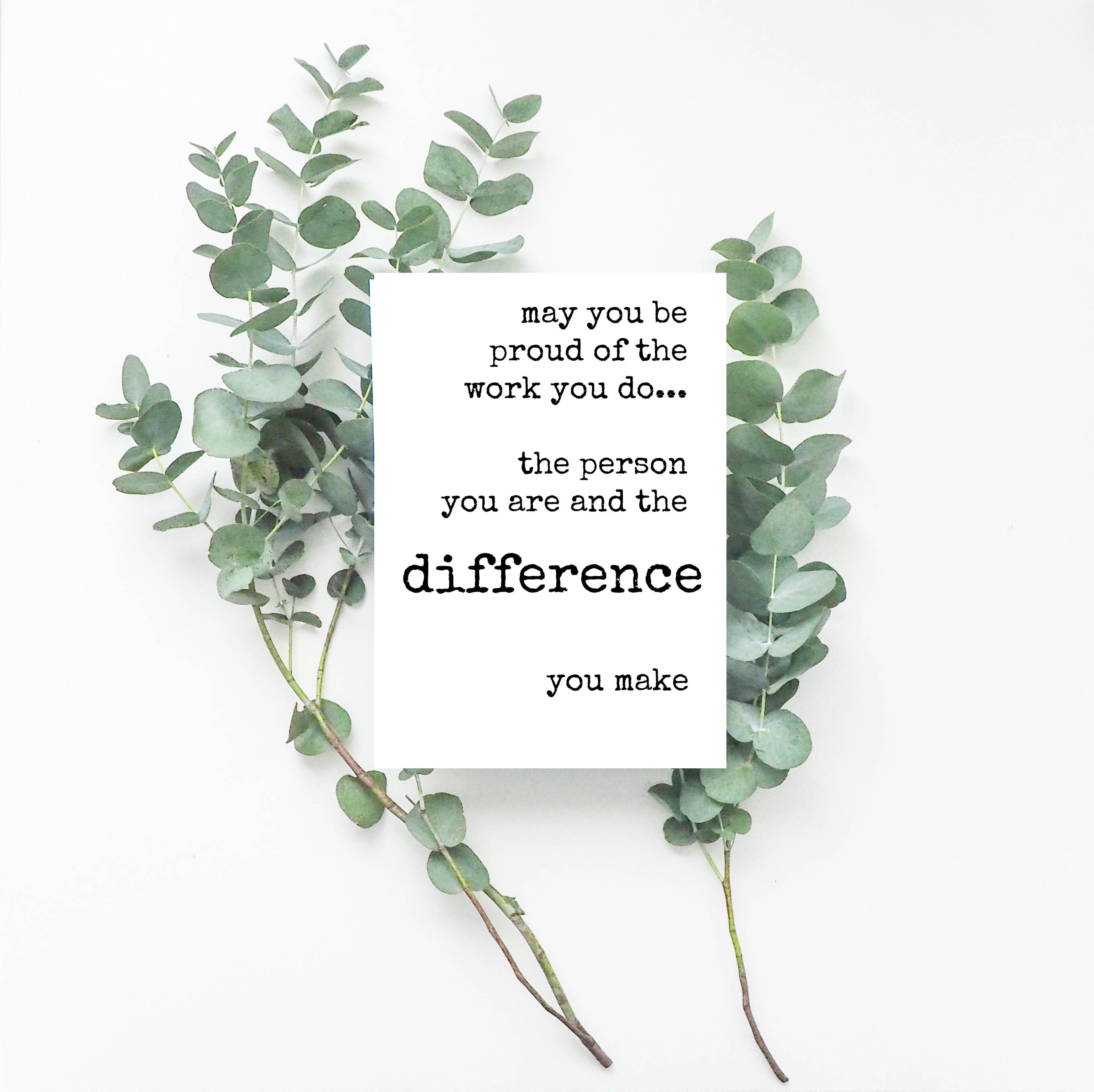 4x6 Coworker Appreciation Printable Card, Be Proud, Acknowledgement ...