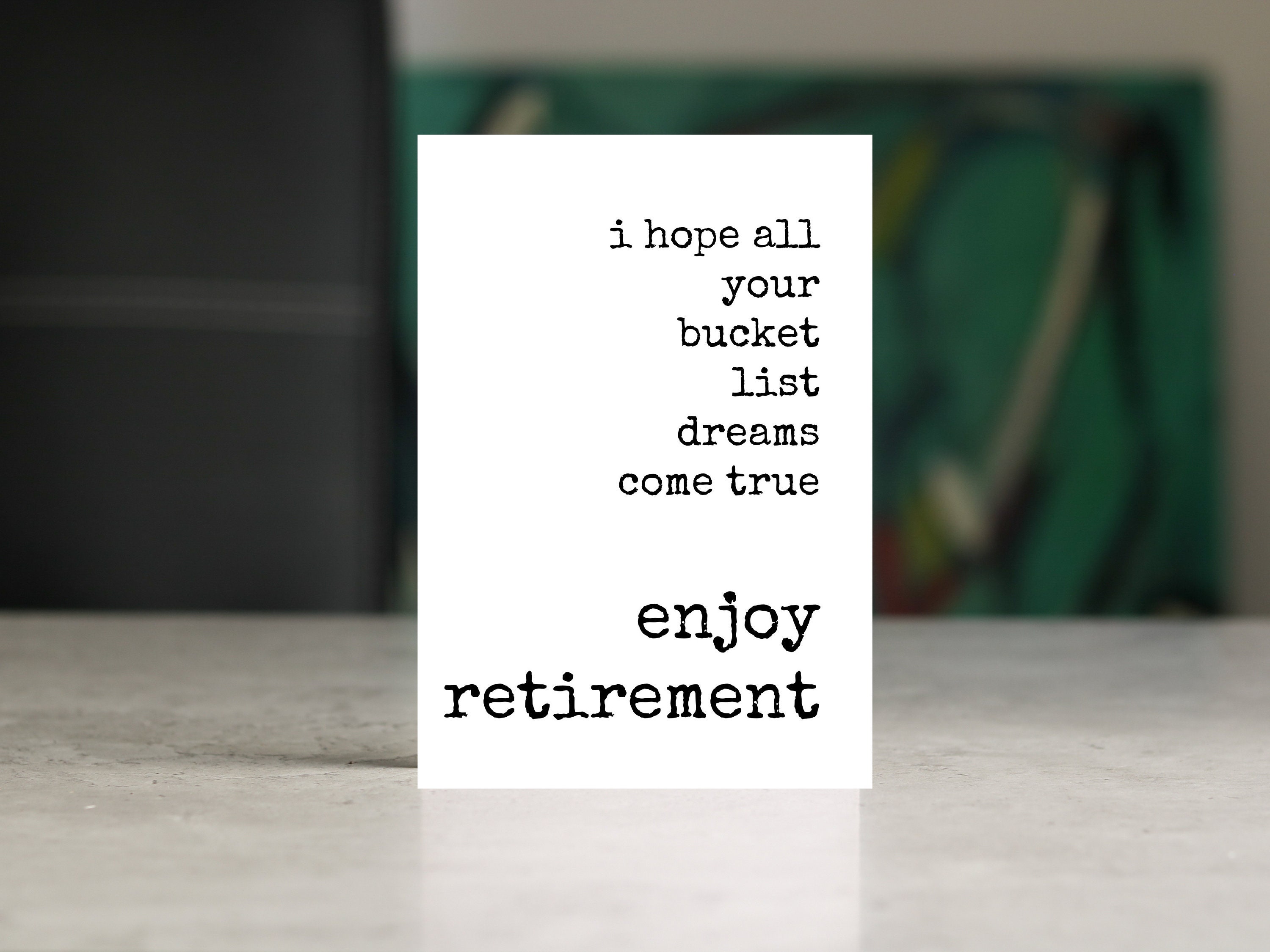 4x6 Work RETIREMENT Card, Download, Coworker Retiring, Boss Retirement ...