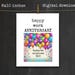 Work Anniversary SIGN: 8x10 Printable, Balloons (digital Download) - Etsy