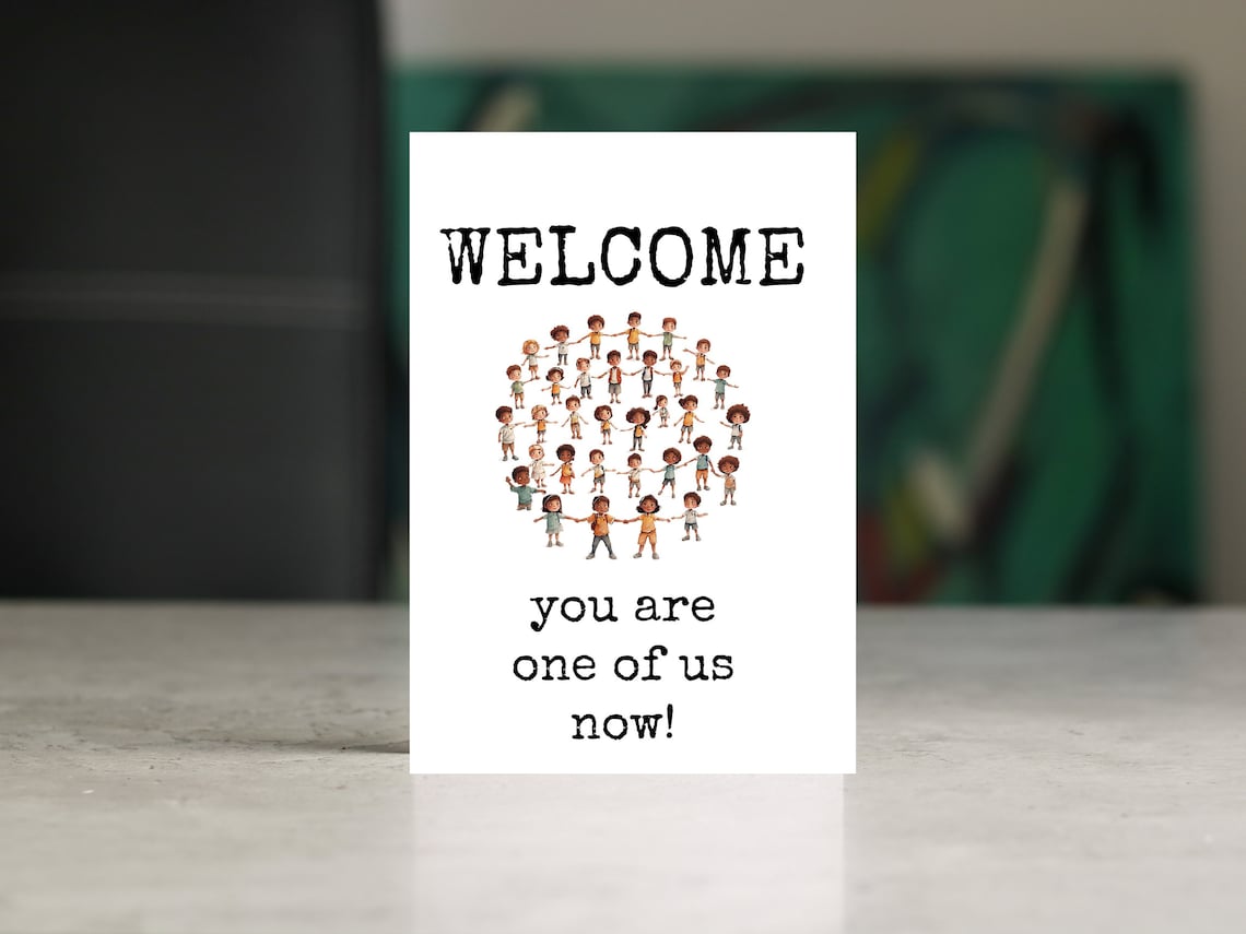 Welcome New Employee Card: Printable Team Appreciation (digital ...