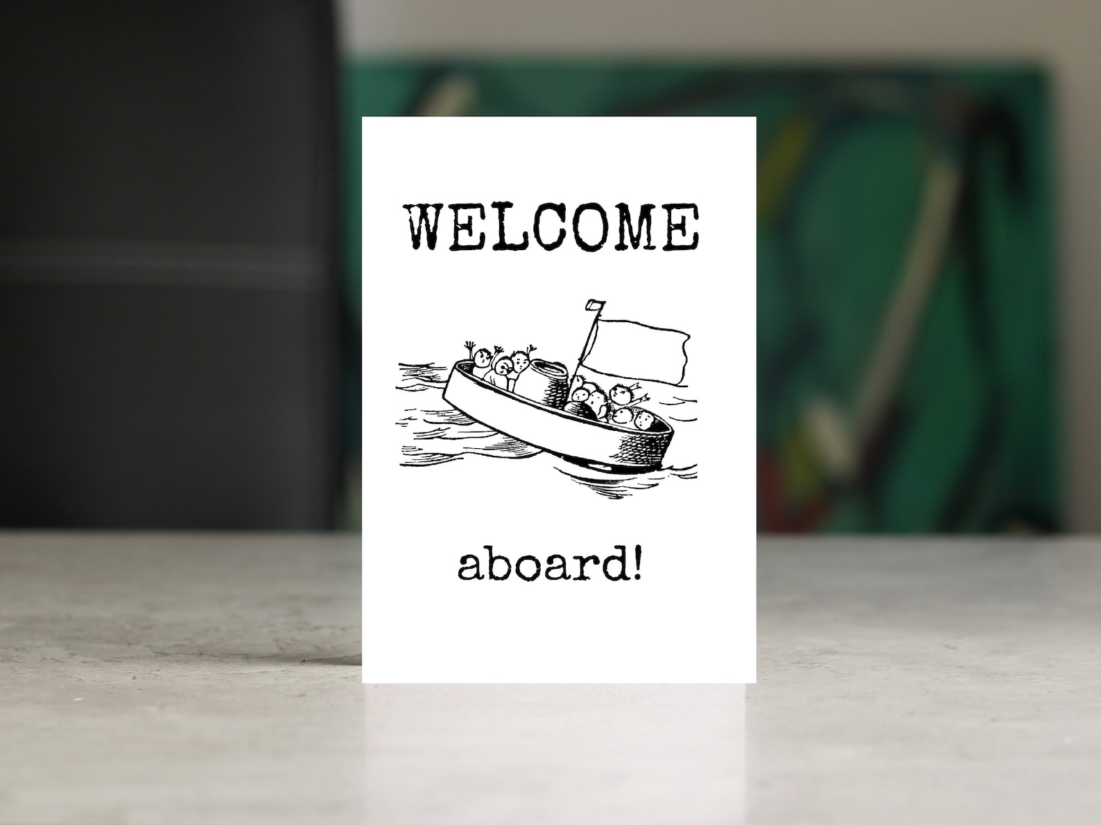 4x6, New EMPLOYEE, Welcome Aboard, PRINTABLE, New Team Member, Team ...