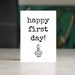 Welcome New Employee Card: Happy First Day Printable (digital Download ...