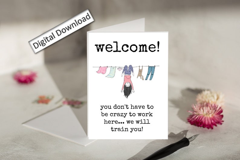 4x6, Welcome NEW EMPLOYEE, Card Download, Welcome to the Team, You Don ...