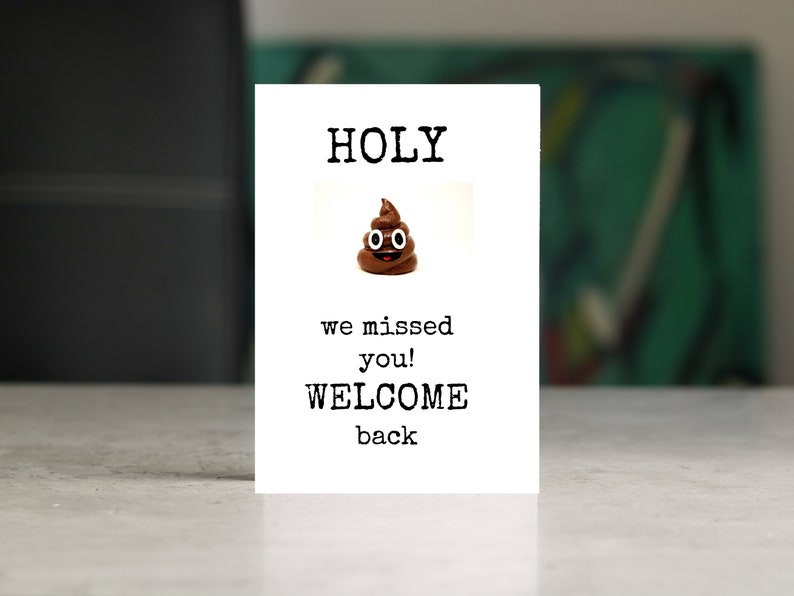 Funny Welcome Back Card for Coworker, Boss (digital Download) - Etsy