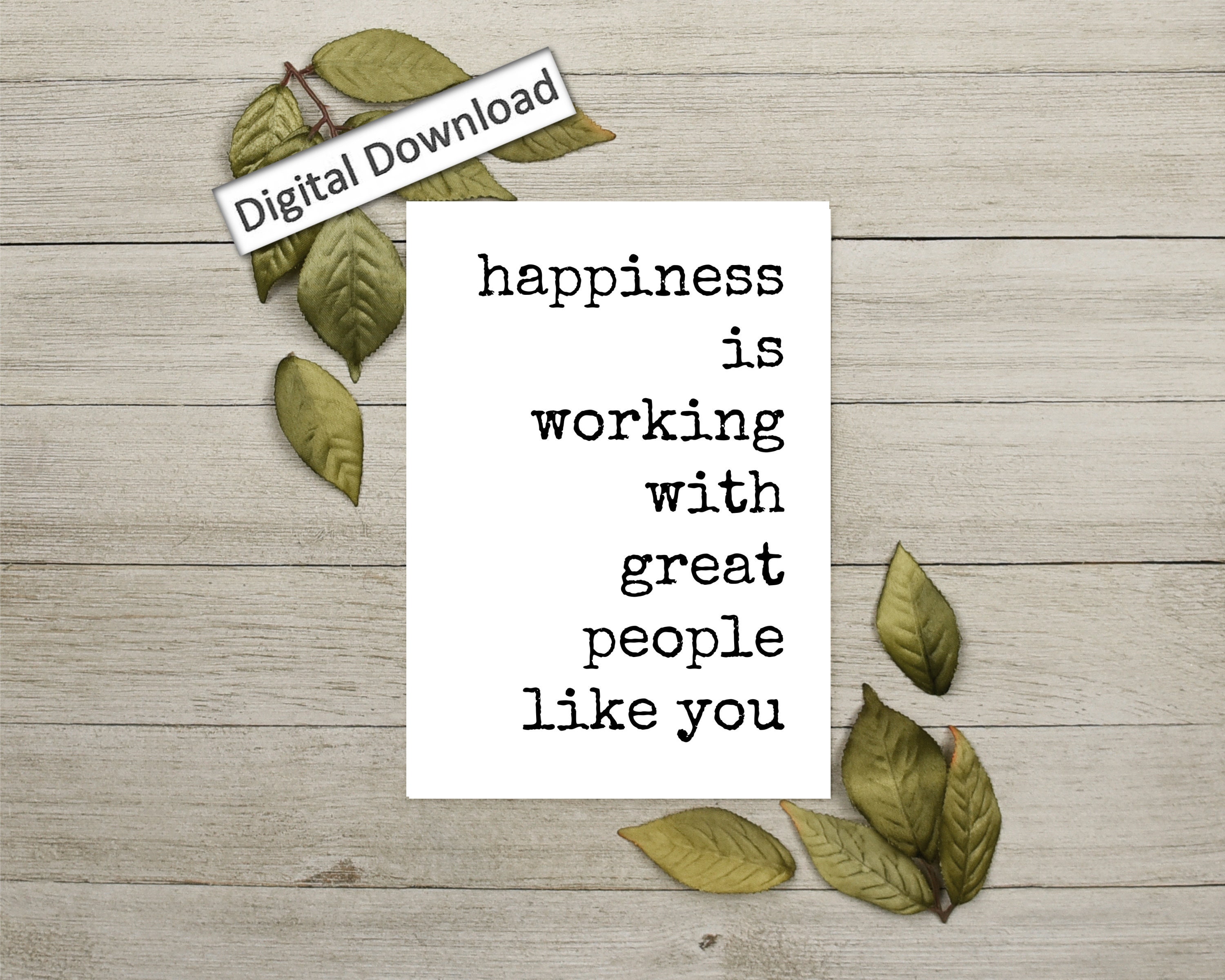 4x6 Printable Coworker Going Away, Leaving Job, Sincere Meaningful ...