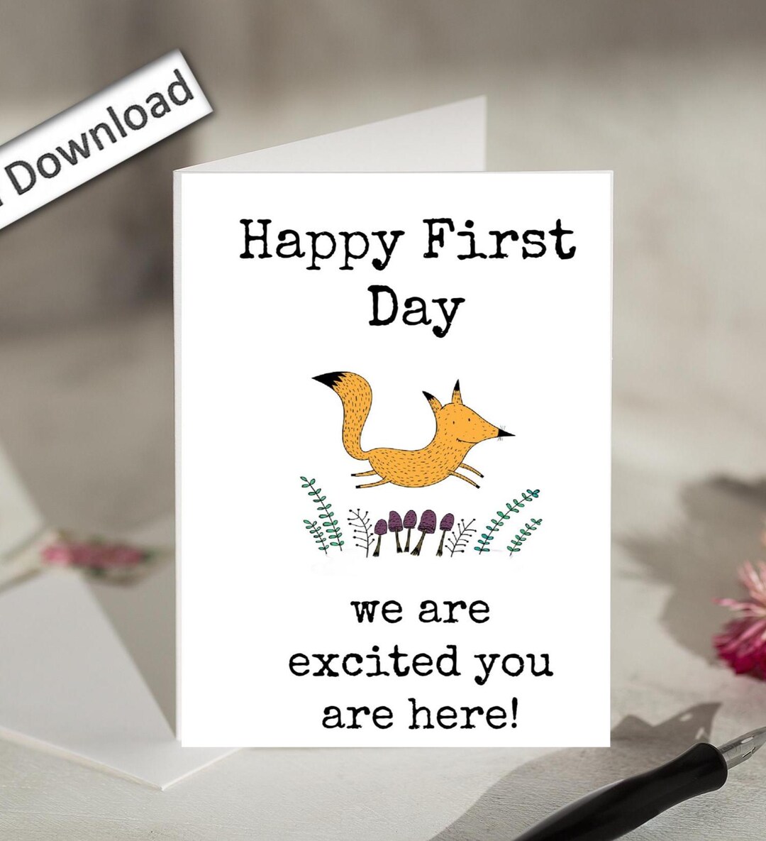 Buy 4x6, Welcome NEW EMPLOYEE, Card, PRINTABLE, Happy First Day ...