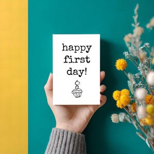 Welcome New Employee Card: Happy First Day Printable (digital Download ...