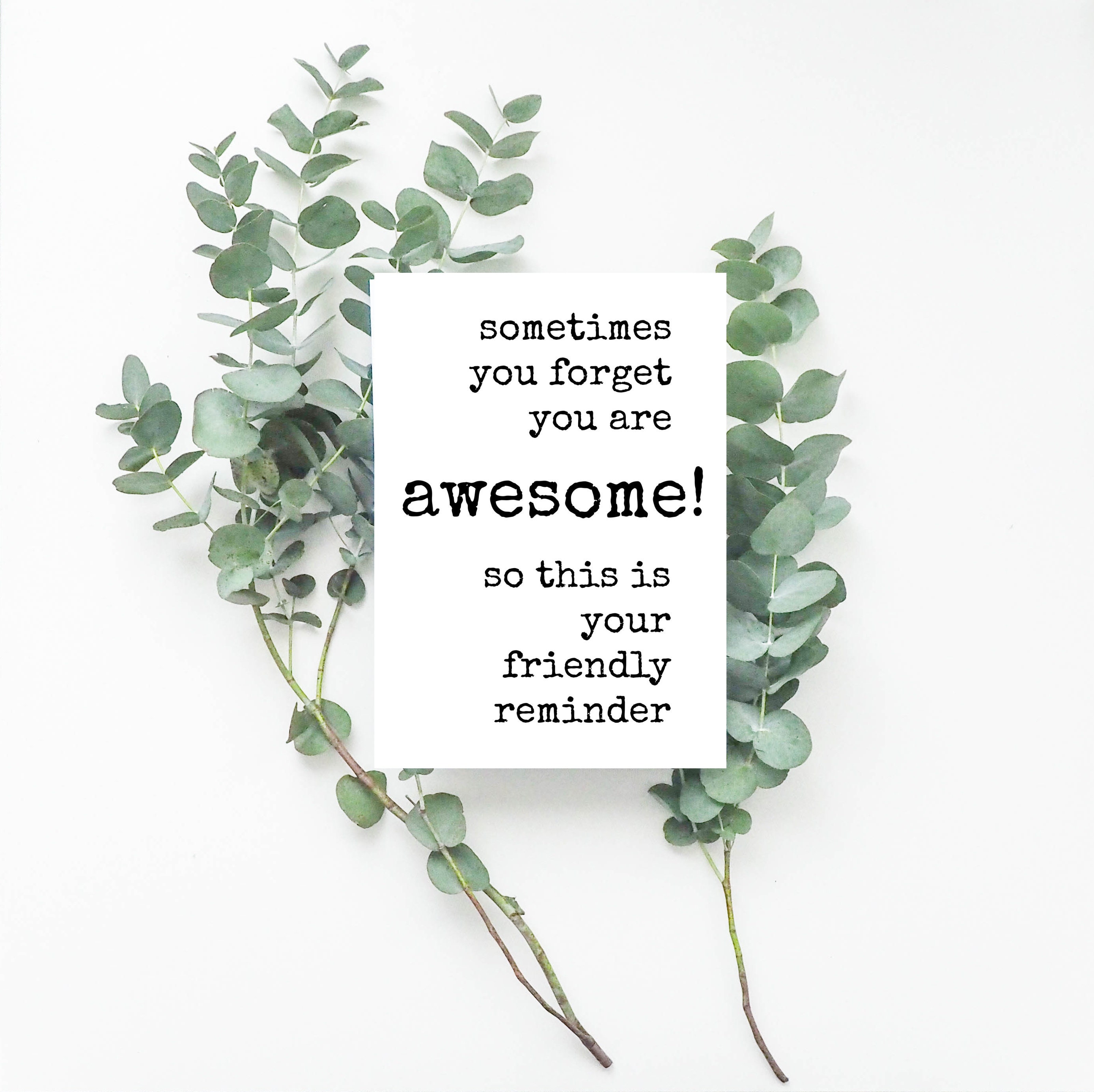 4x6 Coworker Appreciation Printable Card, You Are Awesome ...