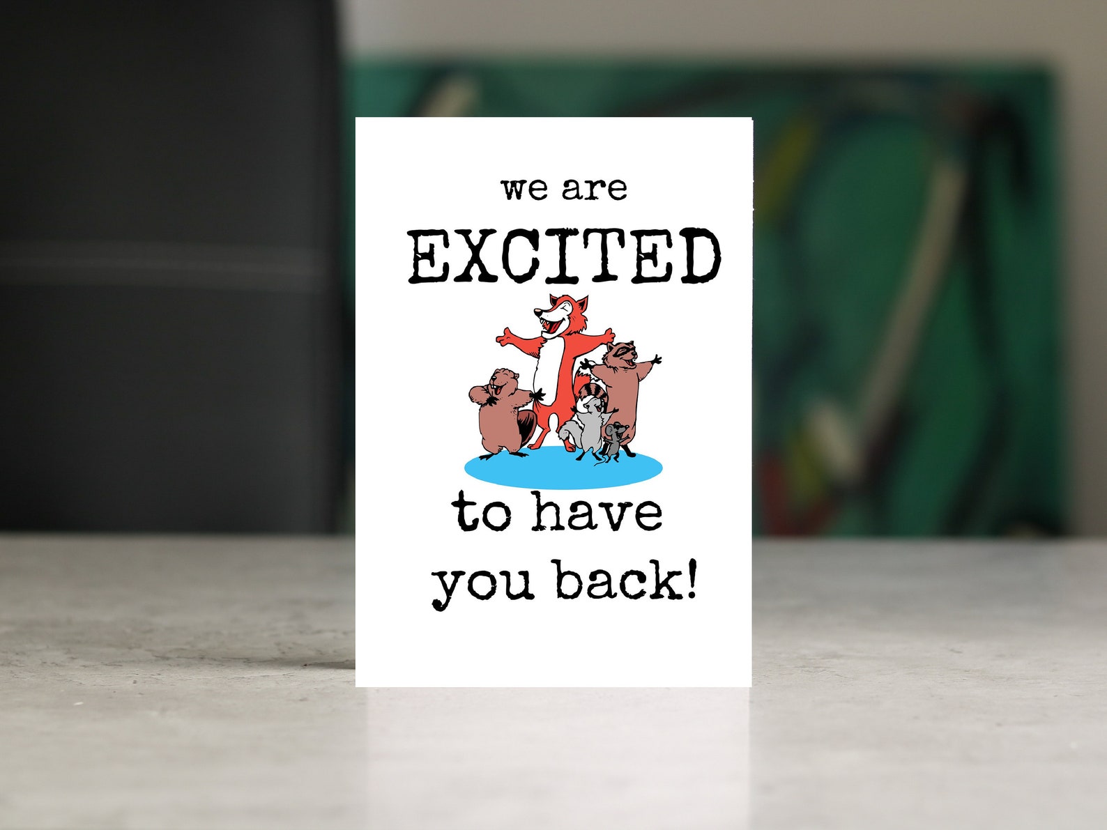 4x6, WELCOME BACK, Coworker, Boss, School, Work Bestie, Mate, Back to ...